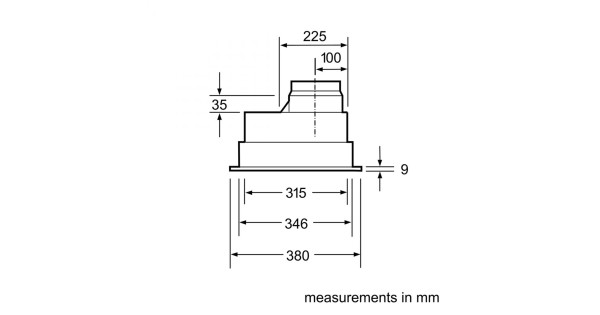 Аспиратор за пълно вграждане Bosch DHL555BL — Klimatici.bg