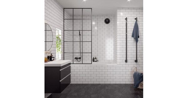 Вентилатор за баня Pax Norte, черен — Klimatici.bg